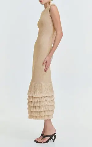 Aje Breeze Knit Midi Dress