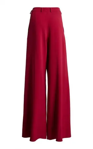 Zuhair Murad Wide-leg Cady Pants - Red