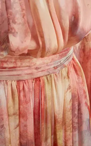 Zuhair Murad Draped Silk-charmeuse Maxi Dress