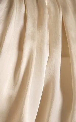 Zuhair Murad Scarf-detail Satin Top