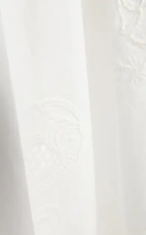 Zuhair Murad Lace-insert Cotton Maxi Dress