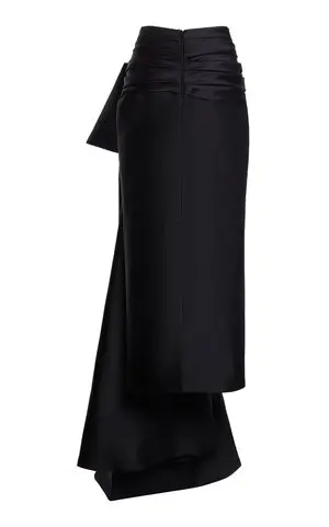 Zuhair Murad Bow-detail Mikado Midi Skirt