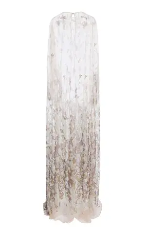 Zuhair Murad Embroidered Sheer Caftan - Multi