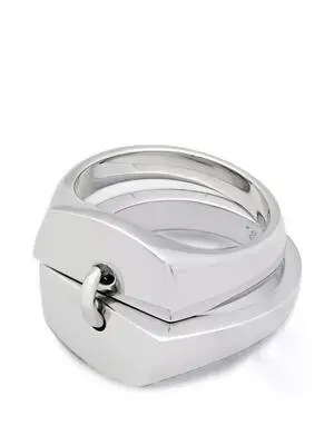 Tom Wood Juci Signet Rings - Silver