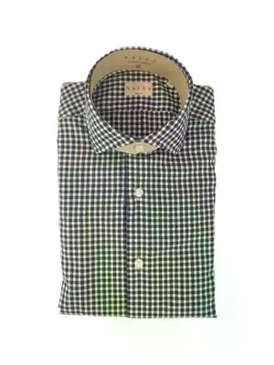 XACUS Gingham-check Shirt - Blue
