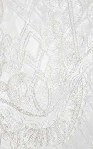 Zuhair Murad Beaded Lace Midi Skirt