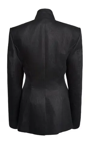 Zuhair Murad Frog-detail Linen Jacket