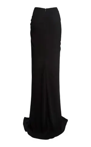 Zuhair Murad Side Slit Cady Maxi Skirt