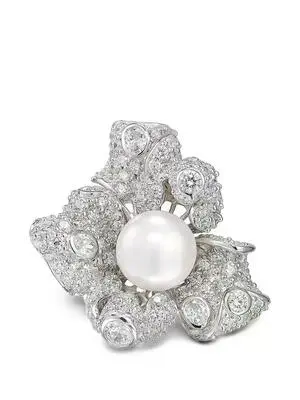ANABELA CHAN Blossom Pearl Ring - Silver