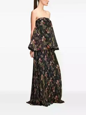 Cinq À Sept Rosaline Love Letter Floral-print Maxi Dress