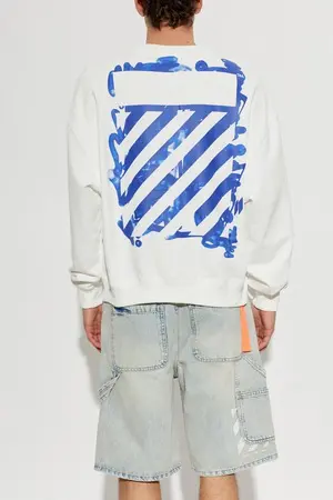 L/AB C/O OFF-WHITE Sweatshirt With Printed Logo
