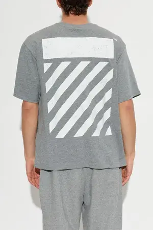 L/AB C/O OFF-WHITE Printed Logo T-shirt