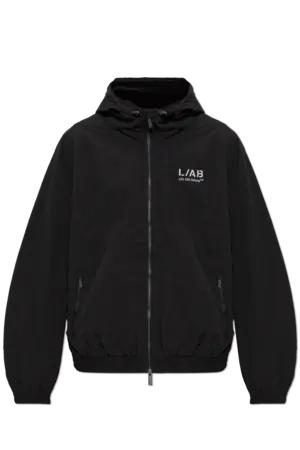L/AB C/O OFF-WHITE Hooded Jacket - Black
