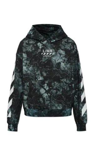 L/AB C/O OFF-WHITE Hoodie - Black