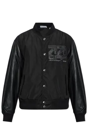 L/AB C/O OFF-WHITE Bomber’ Jacket - Black