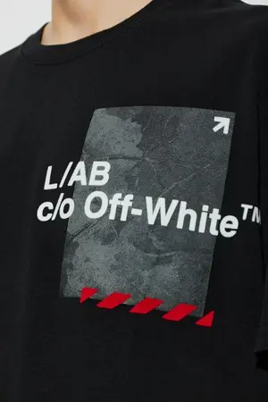 L/AB C/O OFF-WHITE Printed T-shirt
