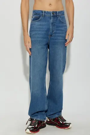L/AB C/O OFF-WHITE Jeans With Printed Logo
