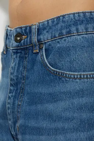 L/AB C/O OFF-WHITE Jeans With Printed Logo