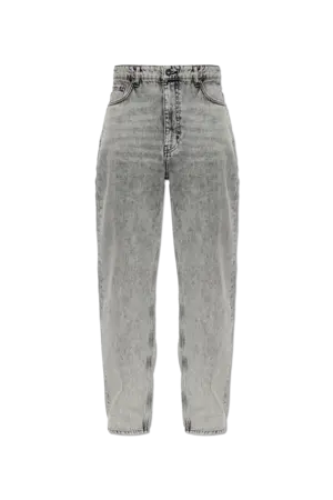 L/AB C/O OFF-WHITE Jeans With Printed Logo