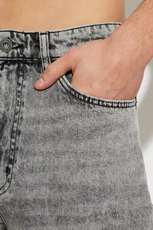 L/AB C/O OFF-WHITE Jeans With Printed Logo