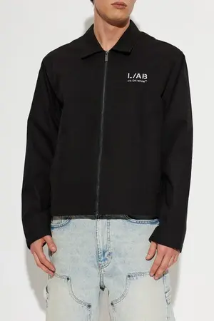 L/AB C/O OFF-WHITE Cotton Jacket With Printed Logo