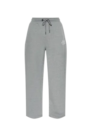 L/AB C/O OFF-WHITE Joggers With Printed Logo - Grey
