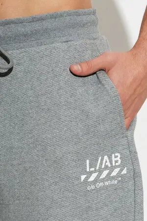 L/AB C/O OFF-WHITE Joggers With Printed Logo