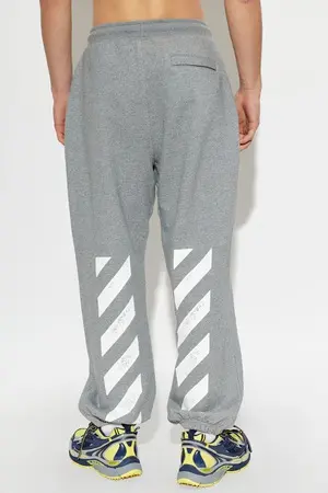 L/AB C/O OFF-WHITE Sweatpants With Printed Logo