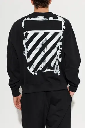L/AB C/O OFF-WHITE Logo-print Sweatshirt