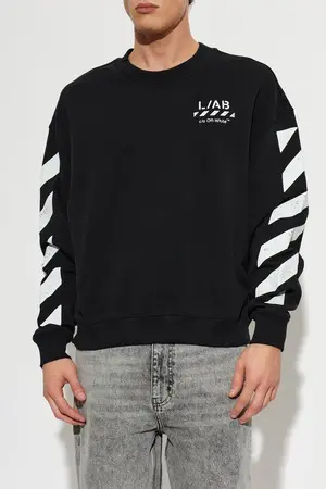 L/AB C/O OFF-WHITE Printed Logo Sweatshirt