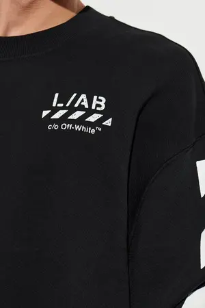 L/AB C/O OFF-WHITE Printed Logo Sweatshirt