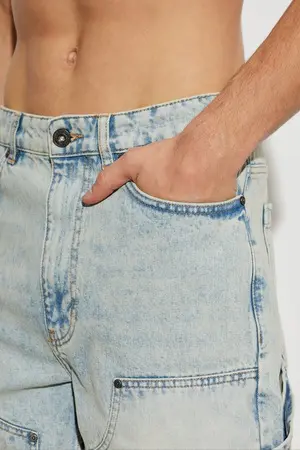L/AB C/O OFF-WHITE Denim Shorts