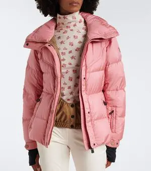 Moncler Karshi Belted Down Ski Jacket