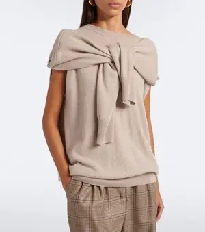 LISA YANG Othelia Caped Cashmere Sweater