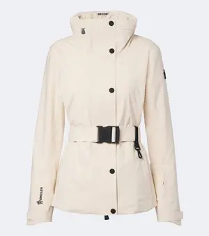 Moncler Hainets Belted Ski Jacket - Beige