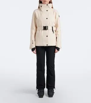 Moncler Hainets Belted Ski Jacket - Beige