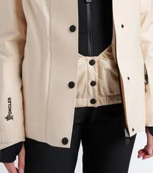 Moncler Hainets Belted Ski Jacket - Beige