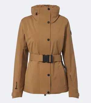 Moncler Hainets Belted Ski Jacket - Brown