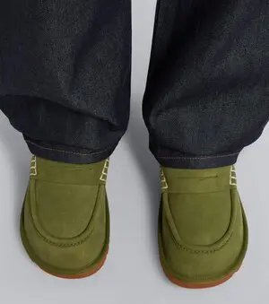 JW Anderson X Ugg Shearling-lined Suede Mules