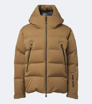 Moncler Fellberg Hooded Ski Jacket - Brown