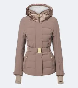 Bogner Elva Belted Hooded Ski Jacket