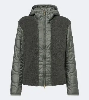 Bogner Bibi Teddy-trimmed Quilted Ski Jacket