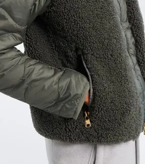 Bogner Bibi Teddy-trimmed Quilted Ski Jacket