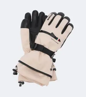 Moncler Logo Gore-tex® Ski Gloves - Beige