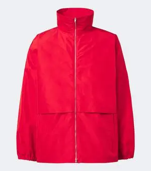 JIL SANDER Technical Faille Jacket - Red