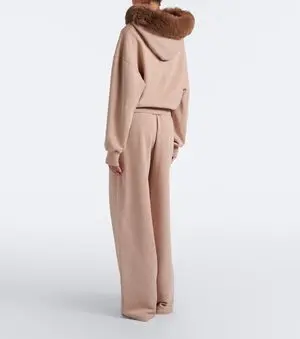 Stella McCartney Cotton Jersey Wide-leg Pants