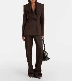 Alexander McQueen Manta Medium Embellished Leather Shoulder Bag