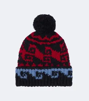 Moncler Intarsia Wool And Alpaca-blend Beanie