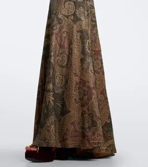 Etro Paisley Jersey Gown