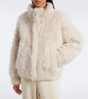 Bogner Liz Hooded Shearling Ski Jacket
